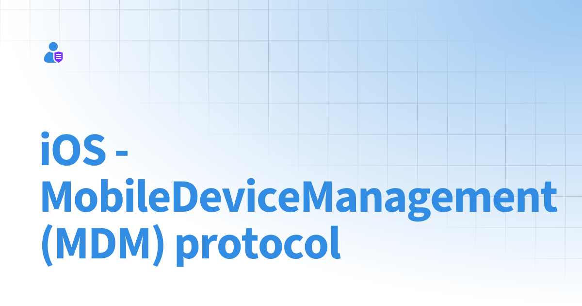 Ios Mobiledevicemanagement Mdm Protocol Secure Contacts App Sca